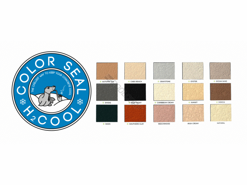 POOL360 - 5GAL OYSTER H2COOL COLOR SEALER
