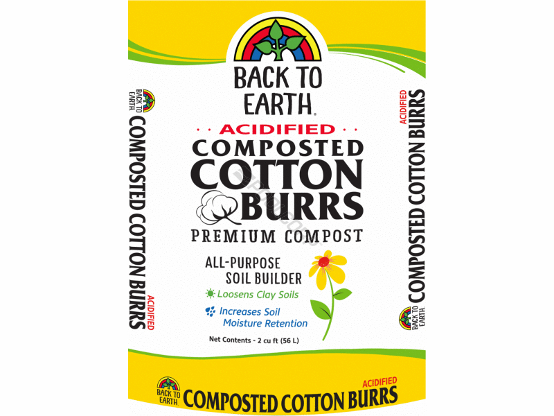 POOL360 - BACK TO EARTH ACIDIFIED COTTON BURR COMPOST POOL360 - BACK TO EARTH ACIDIFIED COTTON BURR COMPOST